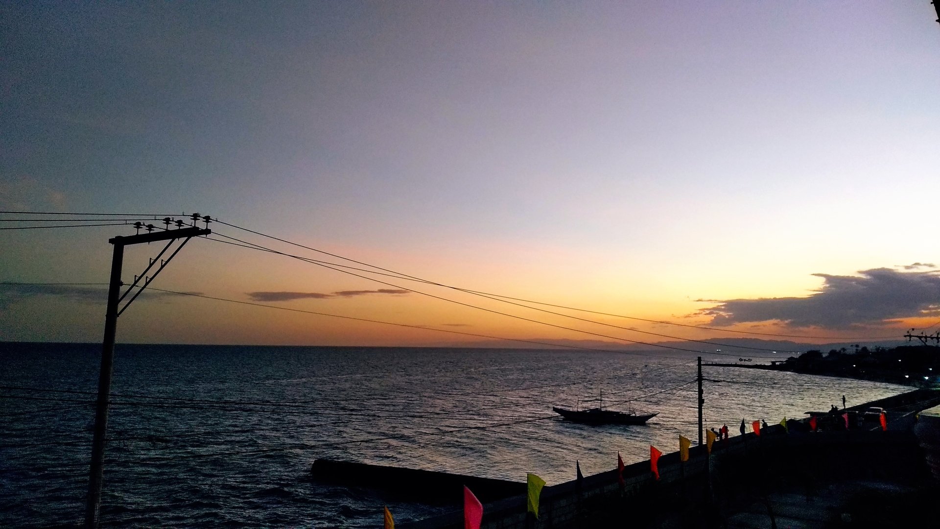 Cebu Seaside Sunset by Teddy