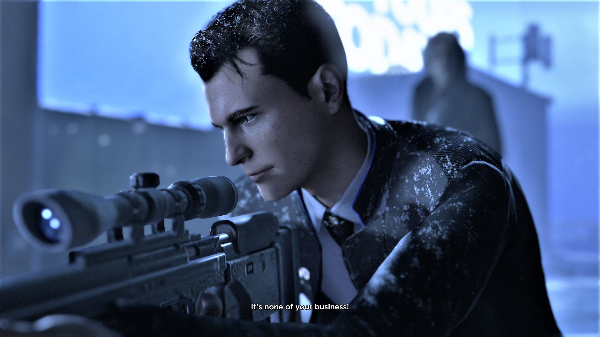 Connor Sniping Markus by pranavsaiyan