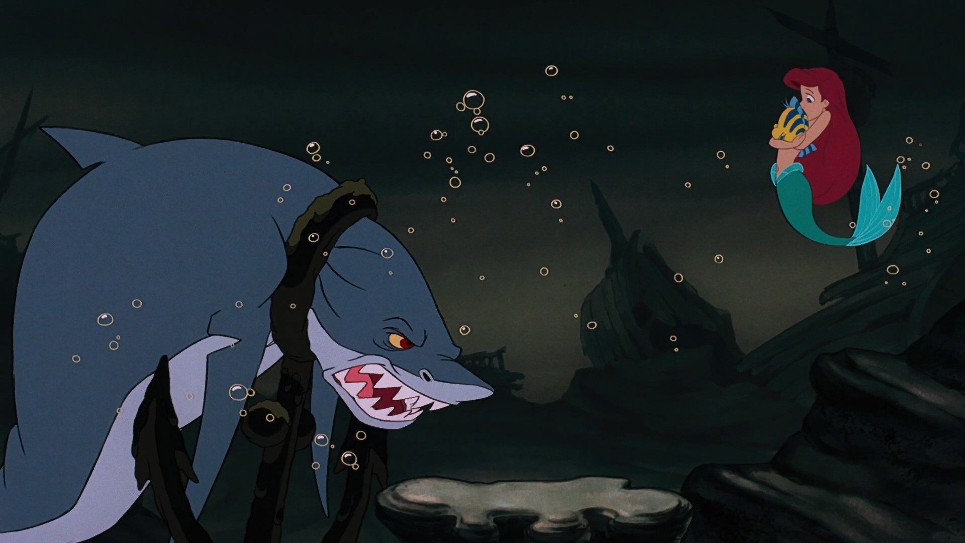 Download The Little Mermaid Shark Mermaid Flounder (The Little Mermaid ...