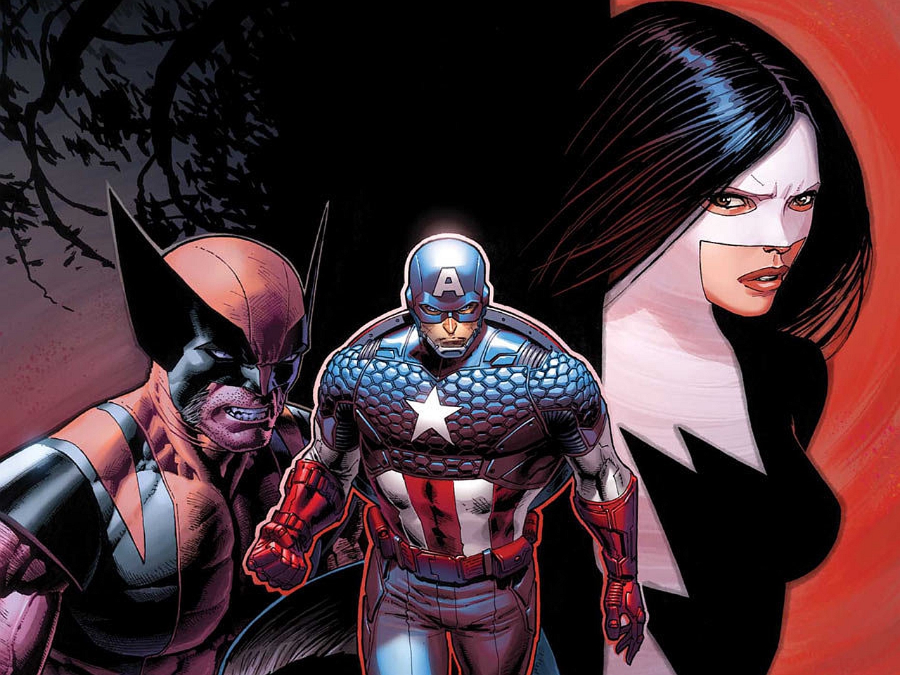 Download Captain America Wolverine Comic Omega Flight Image