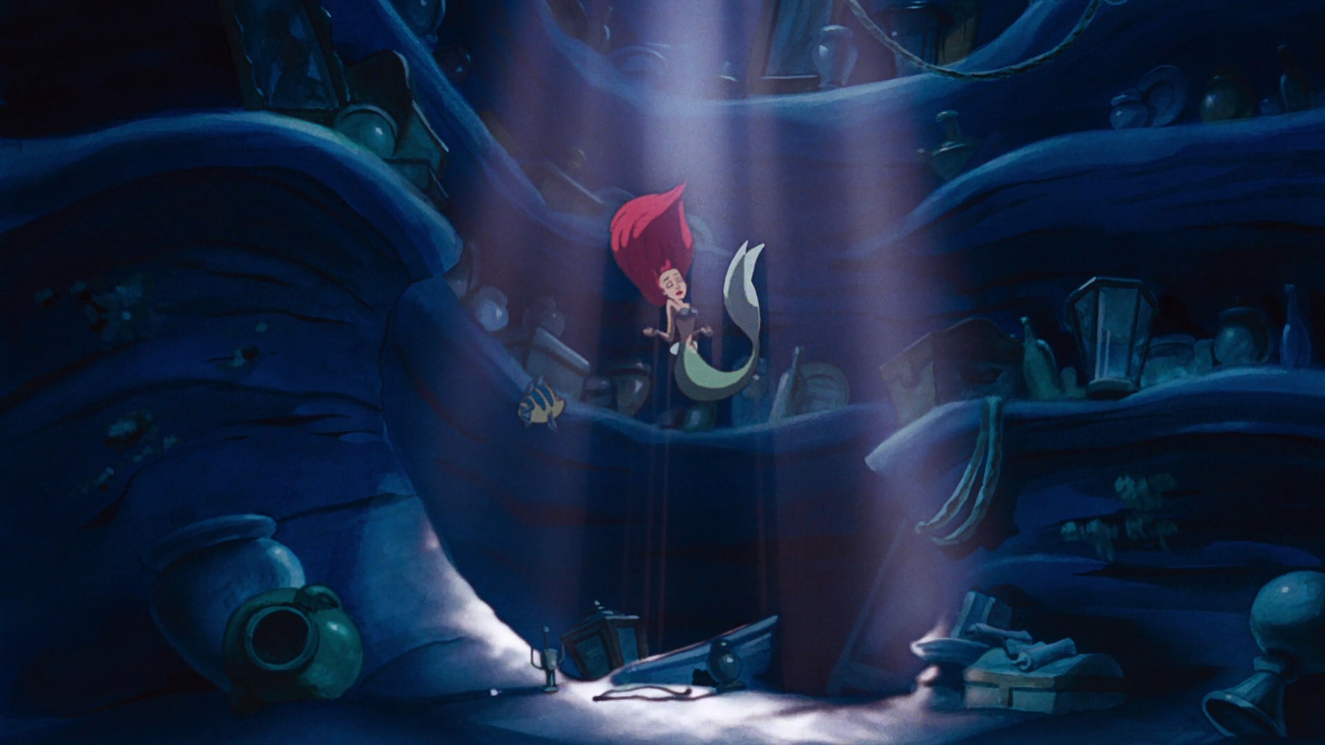 Download The Little Mermaid Red Hair Mermaid Flounder (The Little ...