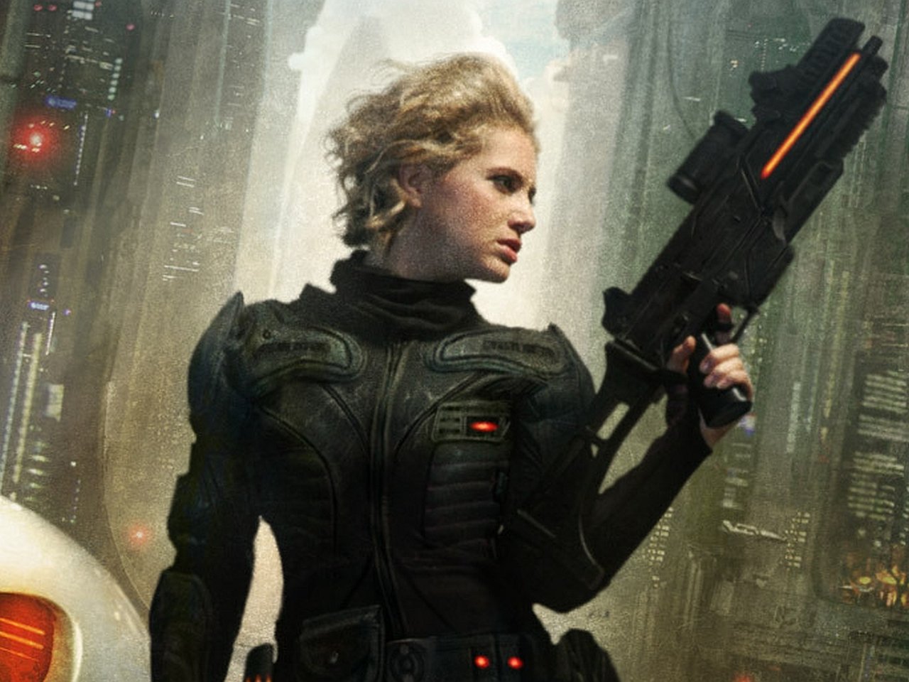 Cyber Sentinel: The Sci-Fi Woman Warrior