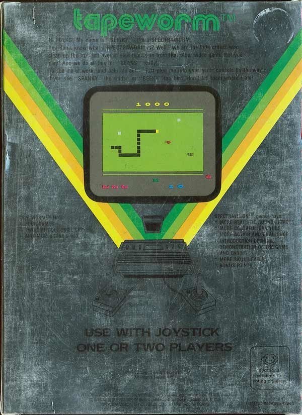 Tape Worm Video Game Box Art - ID: 37344 - Image Abyss