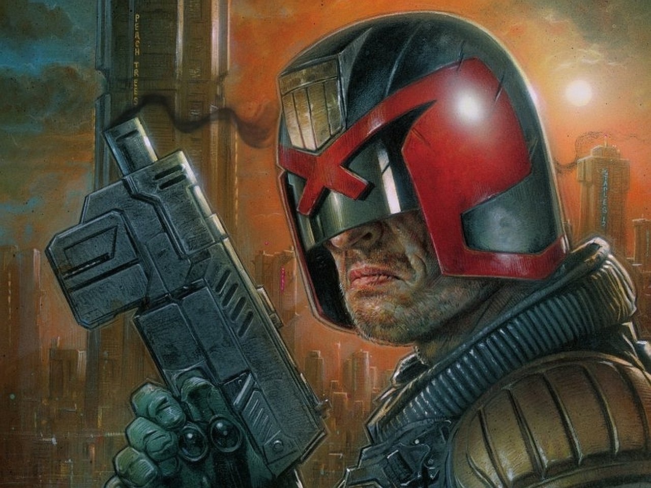 Download Judge Dredd Comic Dredd Image