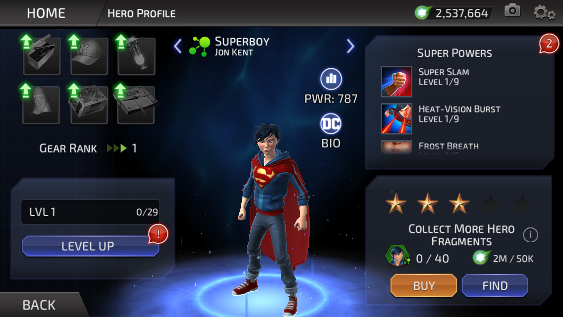 Download Jon Kent Superboy Video Game DC Legends Image