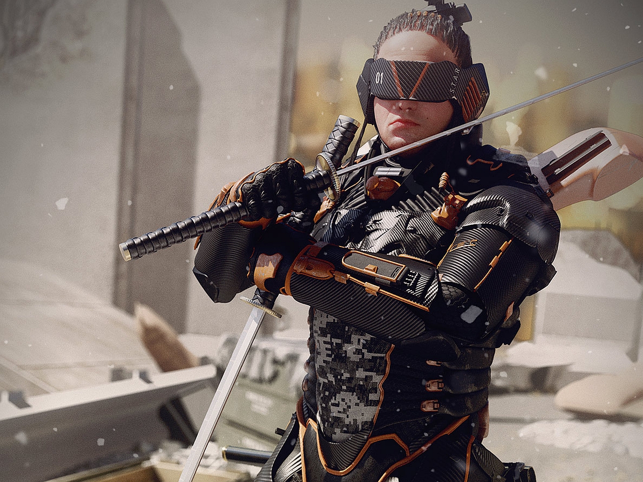 Sci-Fi Warrior: The Vanguard of Tomorrow