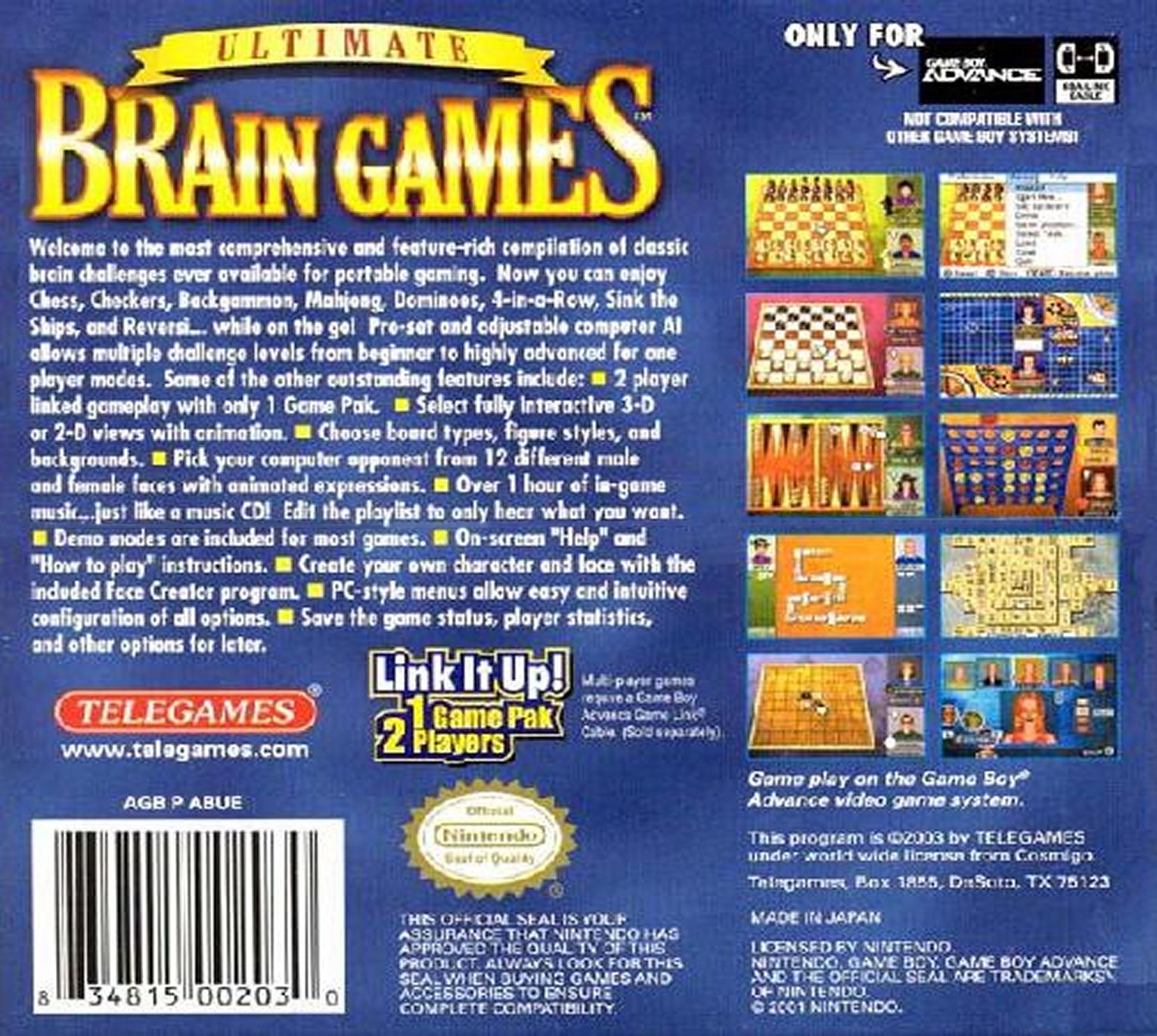 Download Video Game Ultimate Brain Games Image