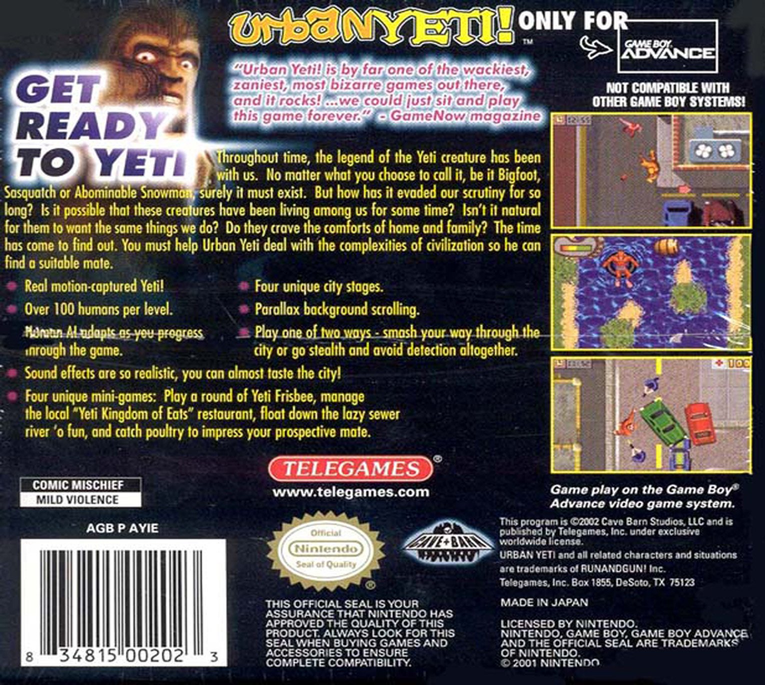 Download Video Game Urban Yeti! Image