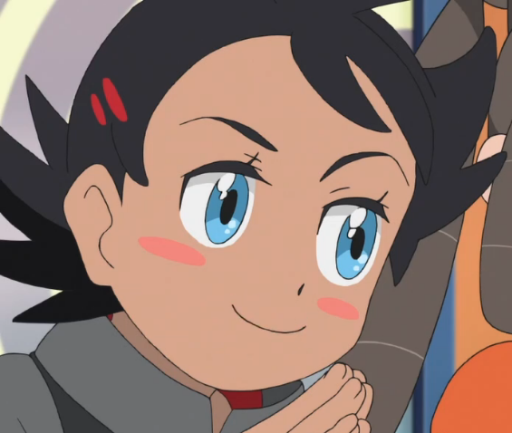 Download Smile Black Hair Blue Eyes Cute Goh (Pokémon) Anime Pokemon ...