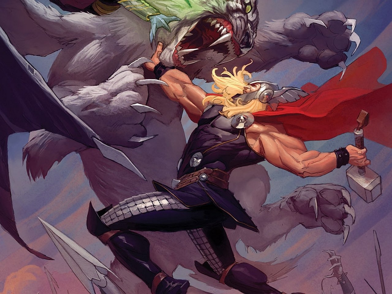 Thor: God Of Thunder - Desktop Wallpapers, Phone Wallpaper, PFP, Gifs ...