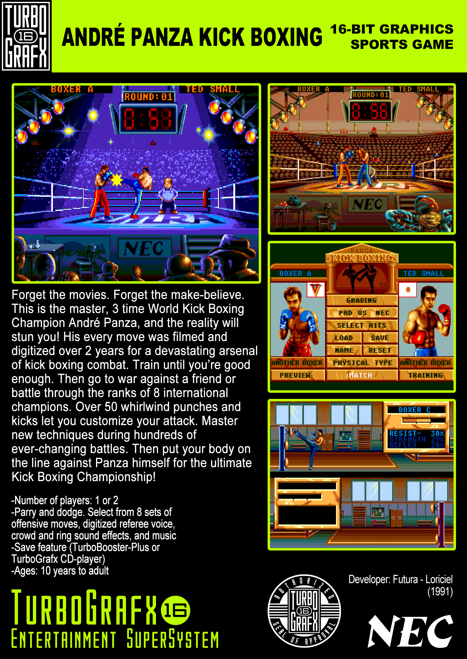 Download Video Game Andre Panza Kick Boxing Image