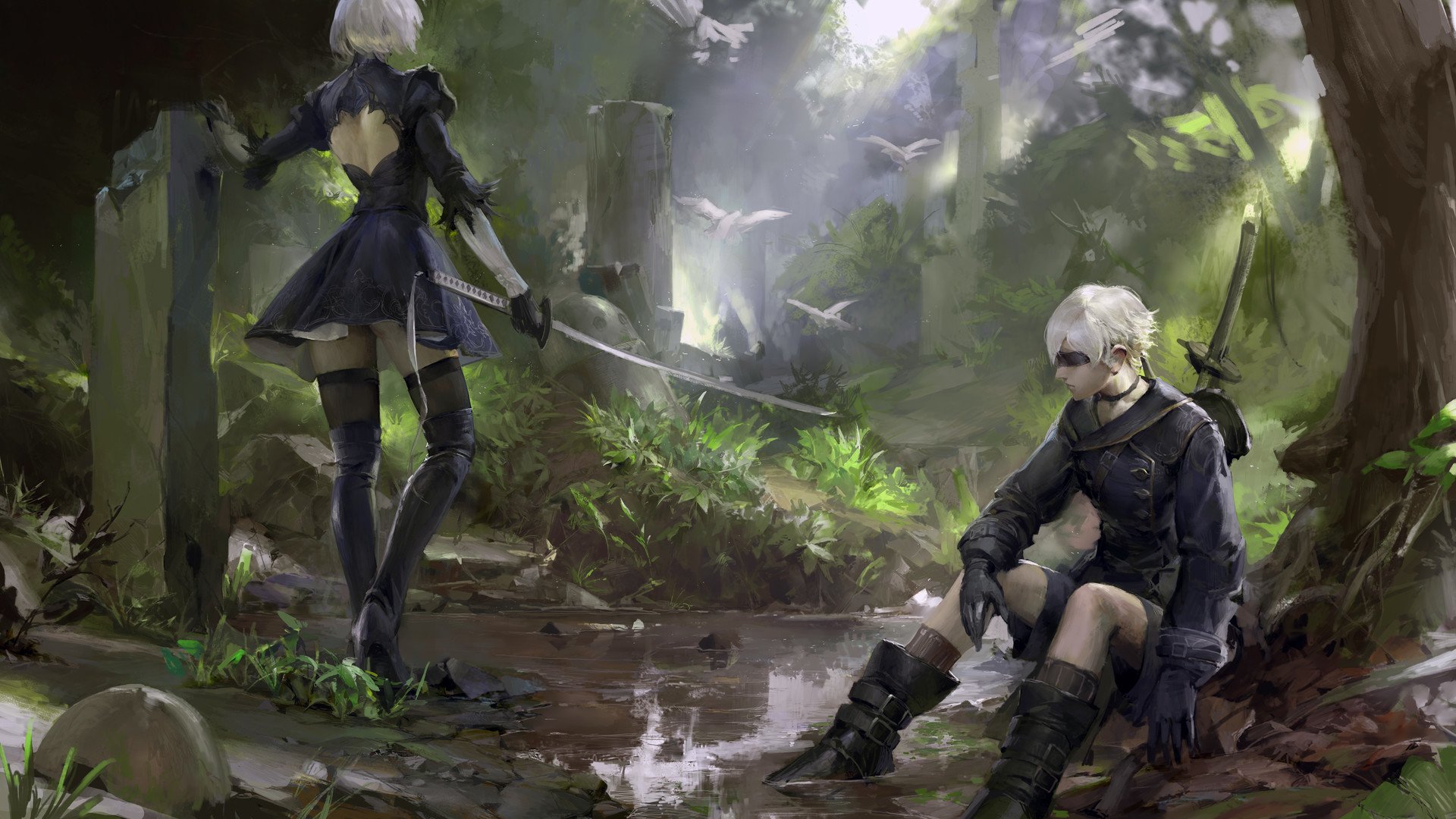 Download YoRHa No.9 Type S YoRHa No.2 Type B Video Game NieR: Automata ...