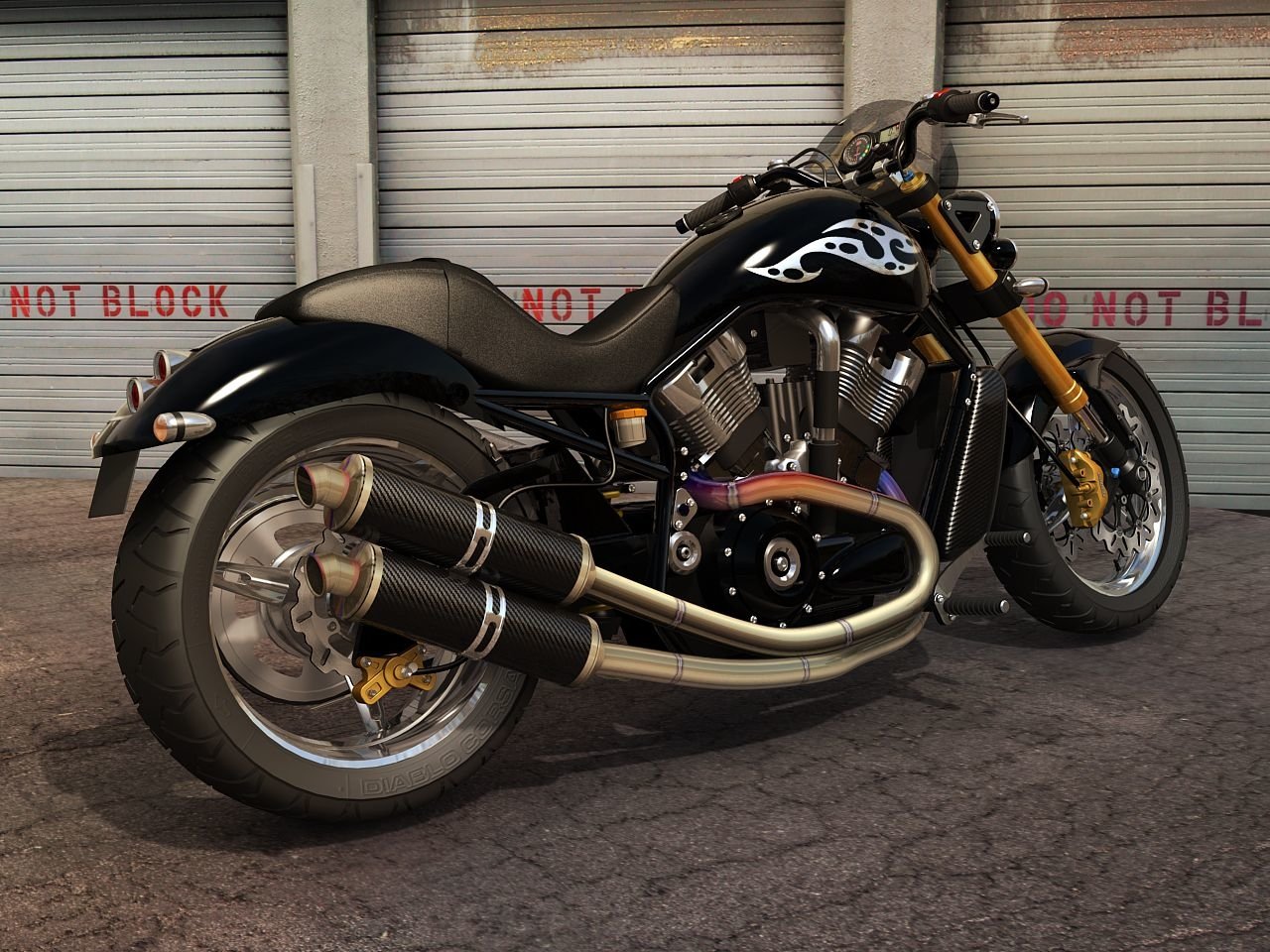 Harley-Davidson V-Rod - Desktop Wallpapers, Phone Wallpaper, PFP, Gifs ...