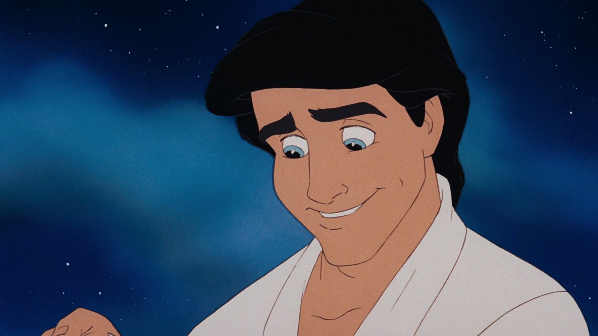 Download Blue Eyes Smile The Little Mermaid Black Hair Prince Eric ...
