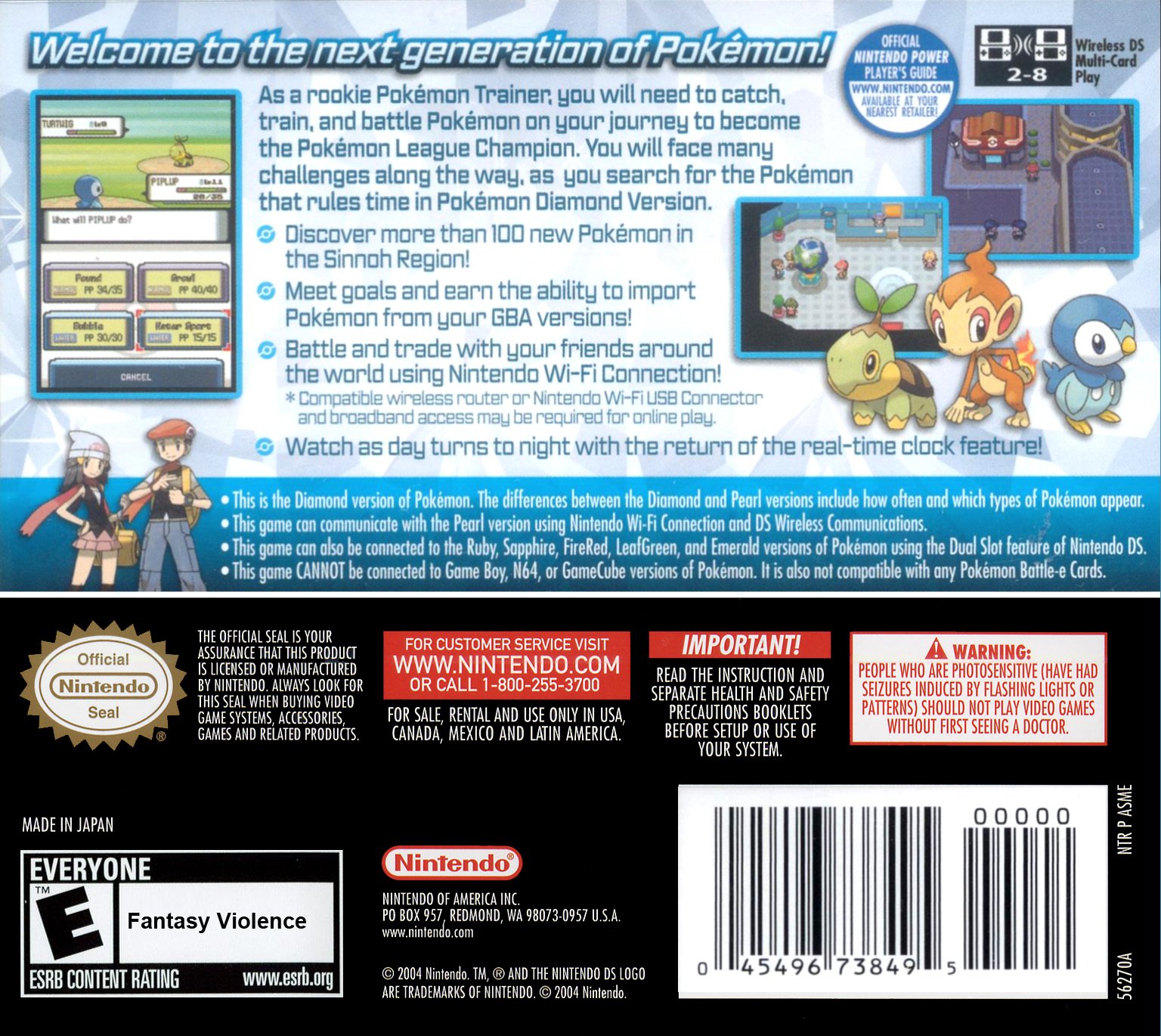 Pokémon Diamond Version - Desktop Wallpapers, Phone Wallpaper, PFP ...