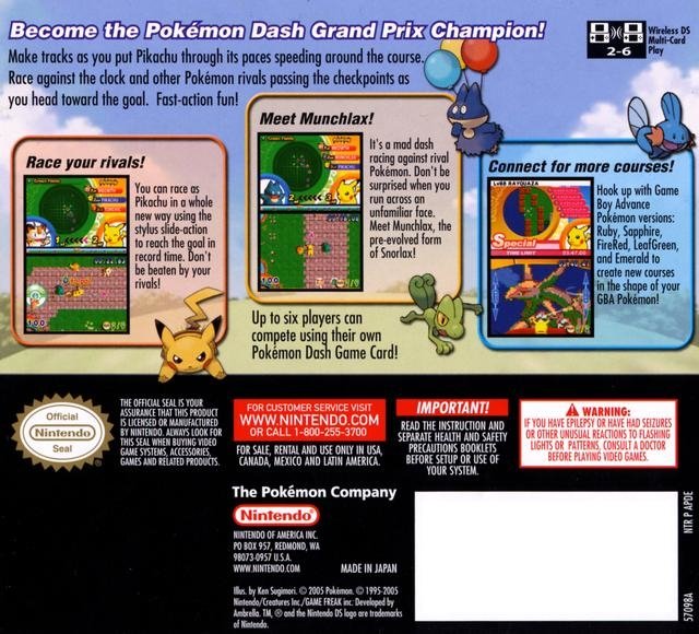 Pokémon Dash Picture - Image Abyss