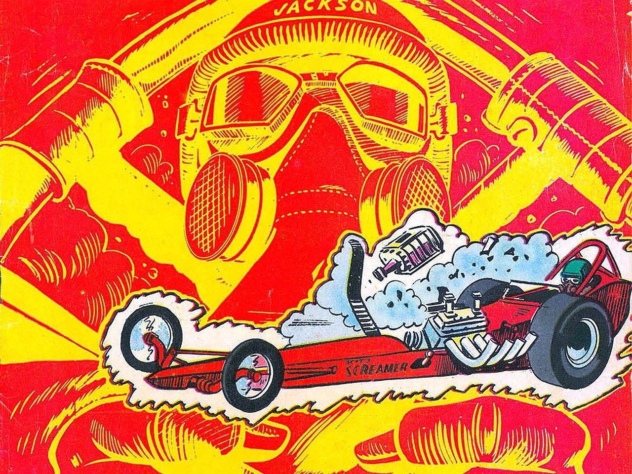Download Comic Drag N' Wheels Image