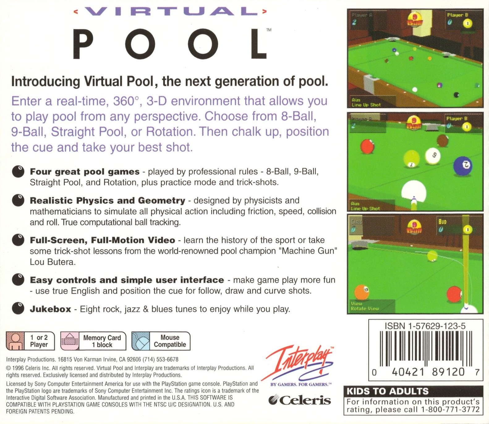 Download Video Game Virtual Pool Image