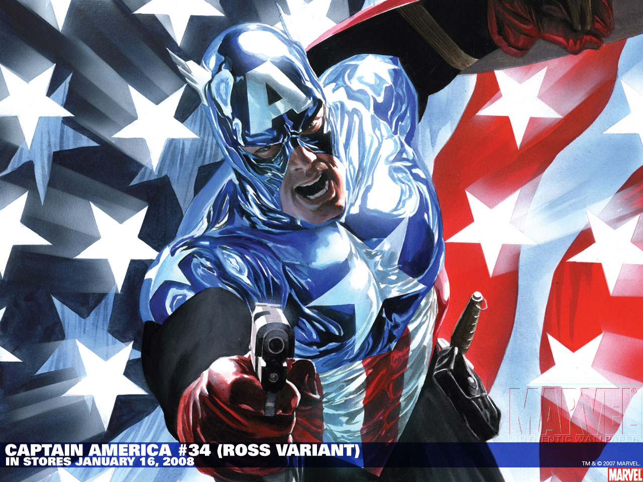 Dynamic Heroism: Captain America in Comic Art