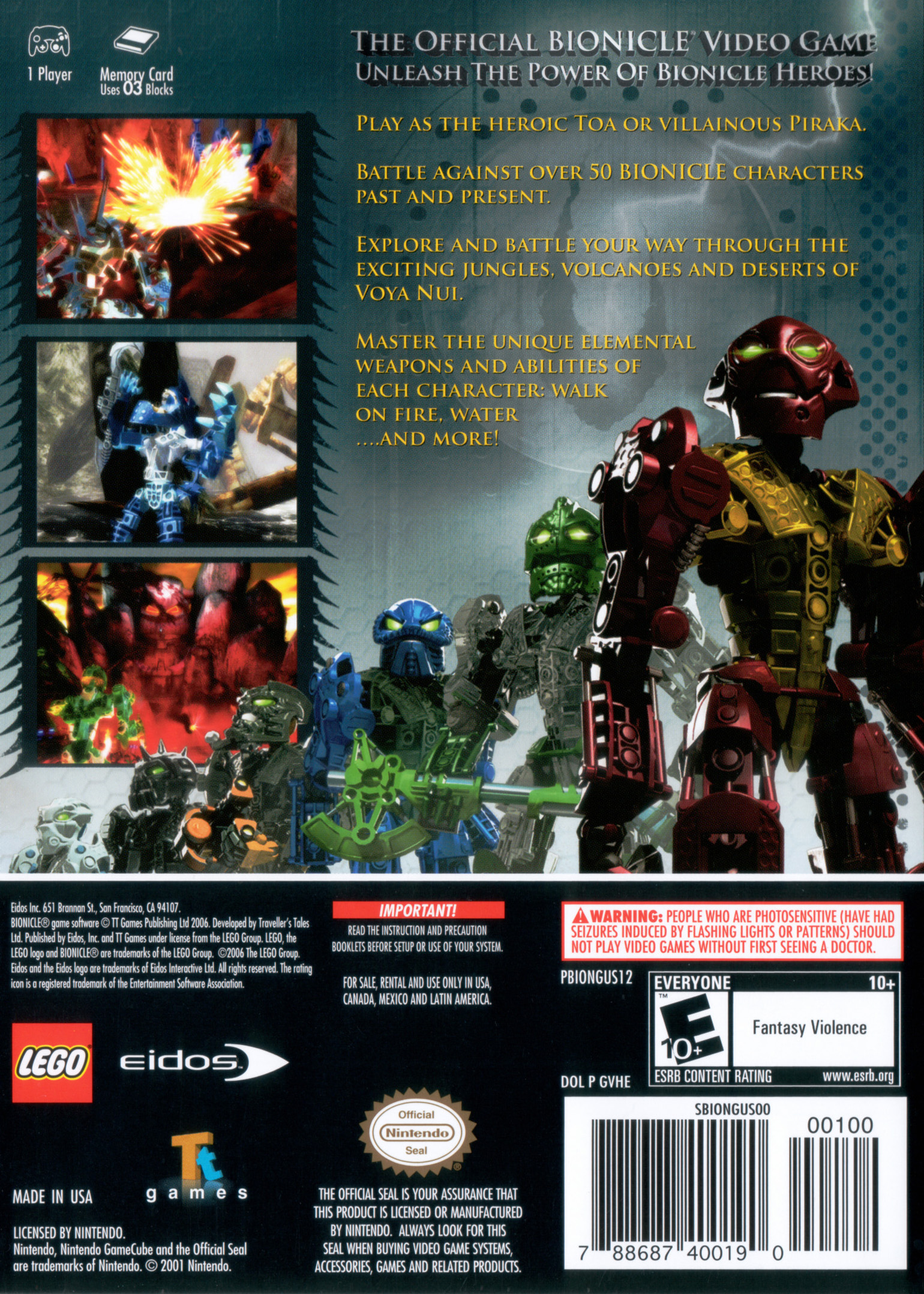 Download Video Game Bionicle Heroes Image