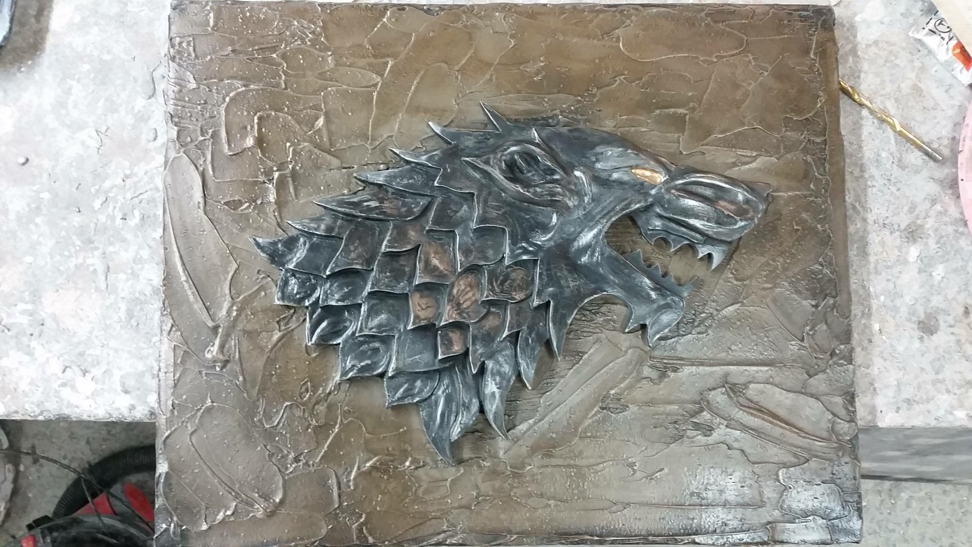 Stark crest canvas piece - Image Abyss