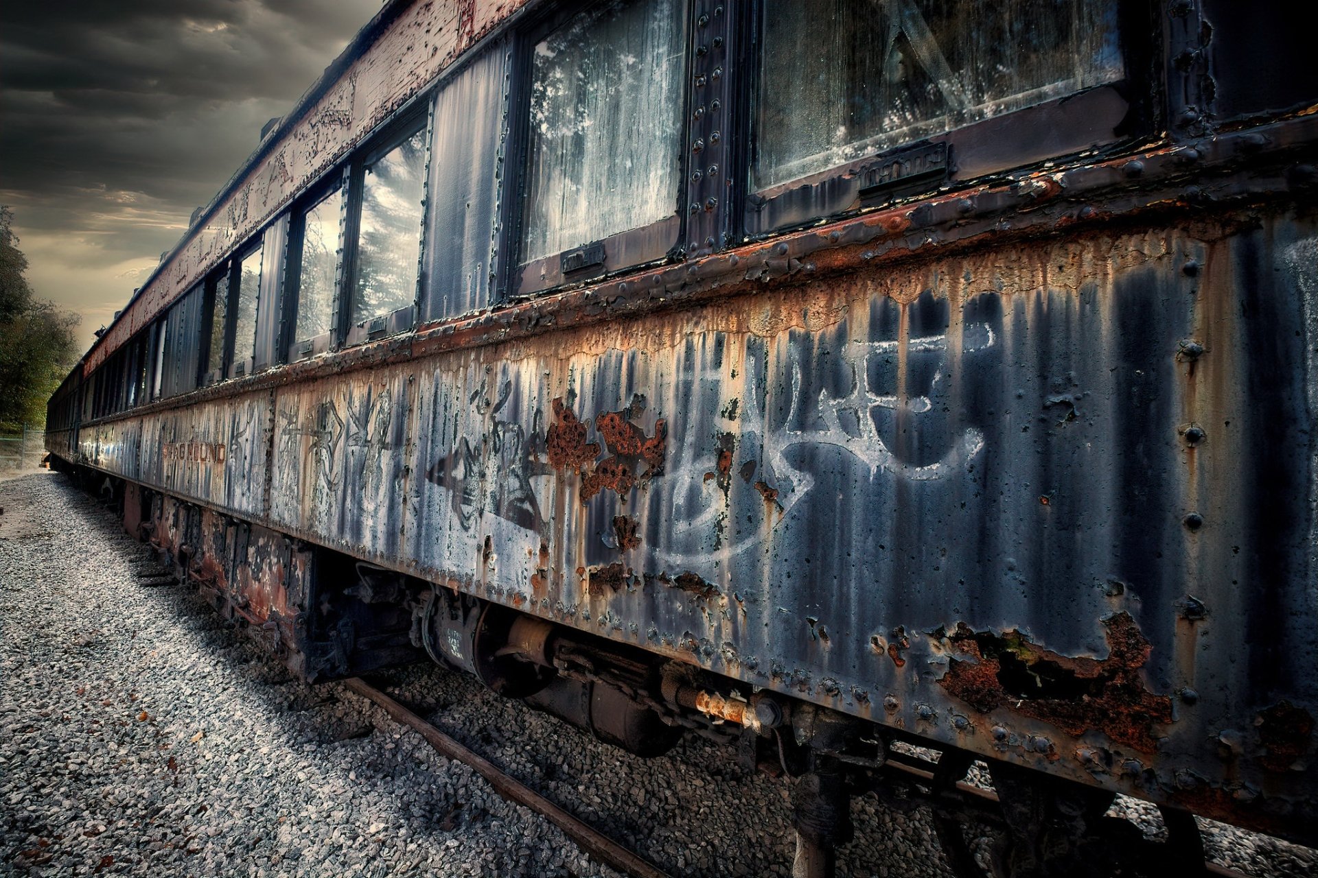 Download Train Rust Abandoned Vehicle Wreck Image