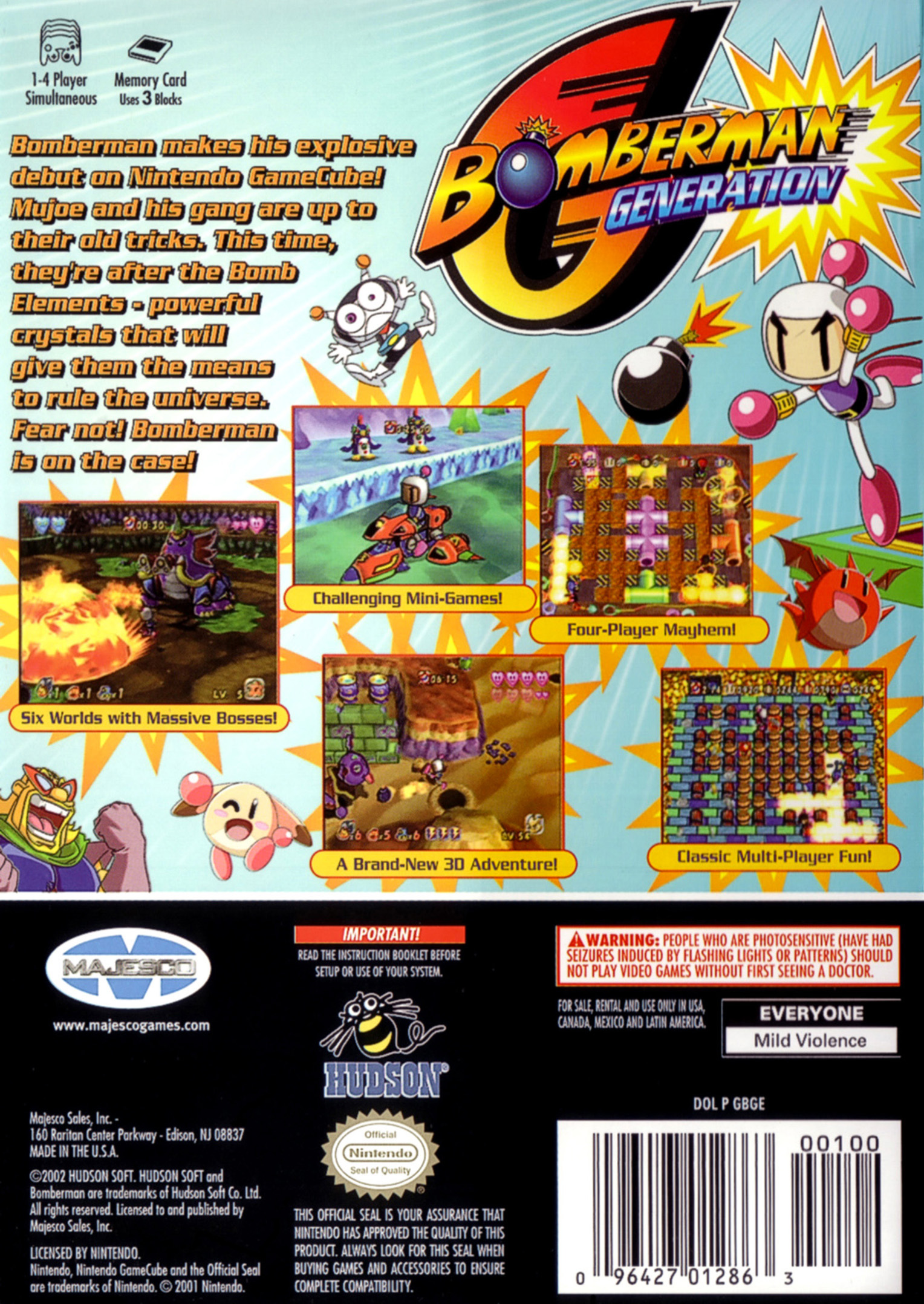 Download Video Game Bomberman Generation Image