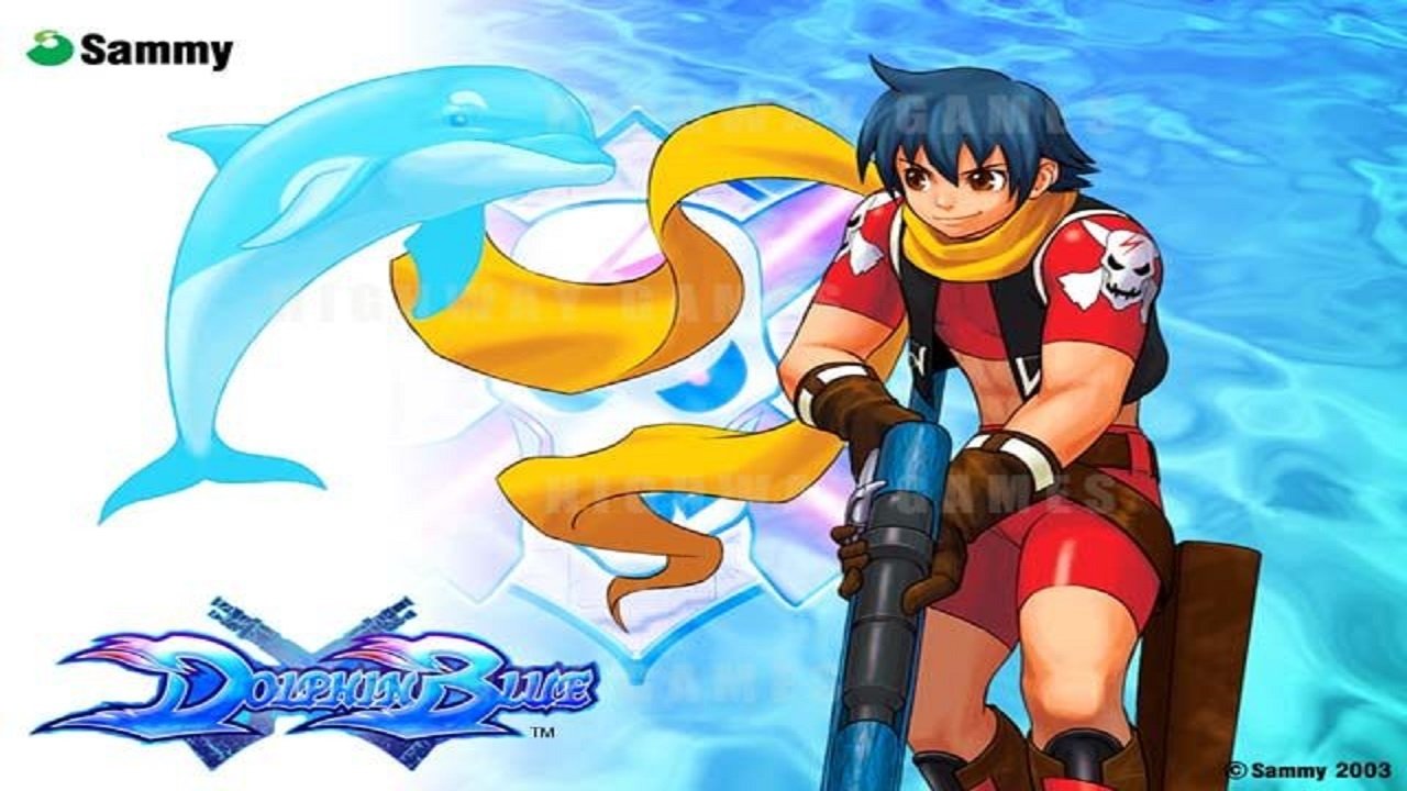 Download Video Game Dolphin Blue Image