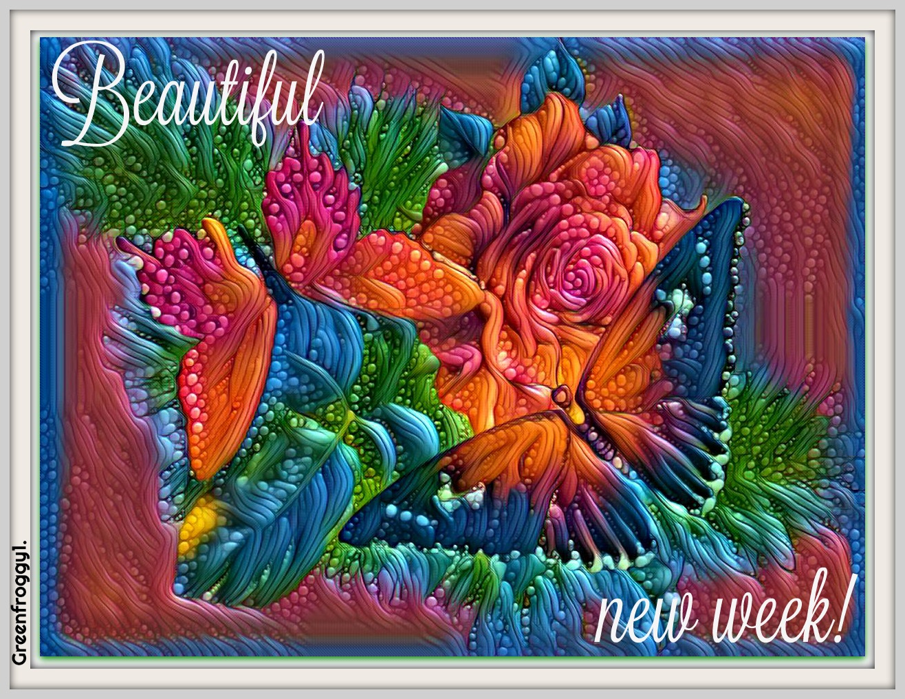 BEAUTIFUL NEW WEEK by GREENFROGGY1 - Image Abyss