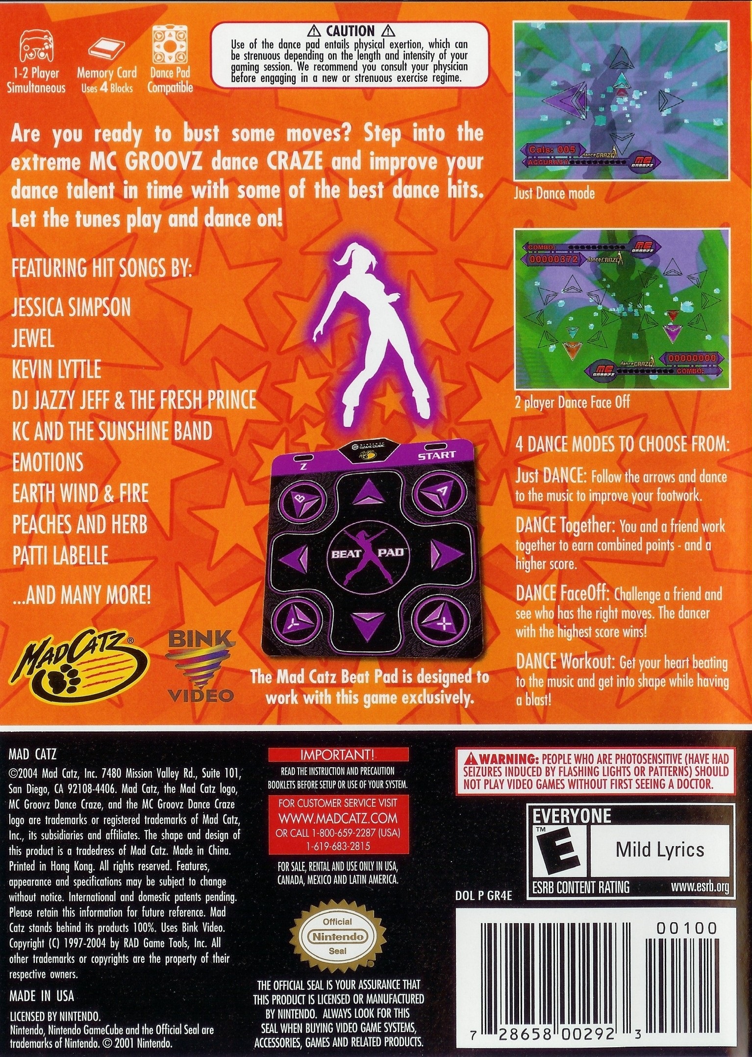 Download Video Game MC Groovz Dance Craze Image