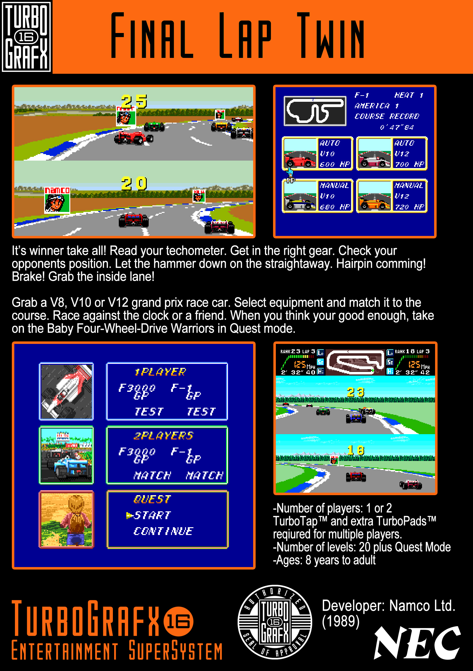 Final Lap Twin Picture - Image Abyss