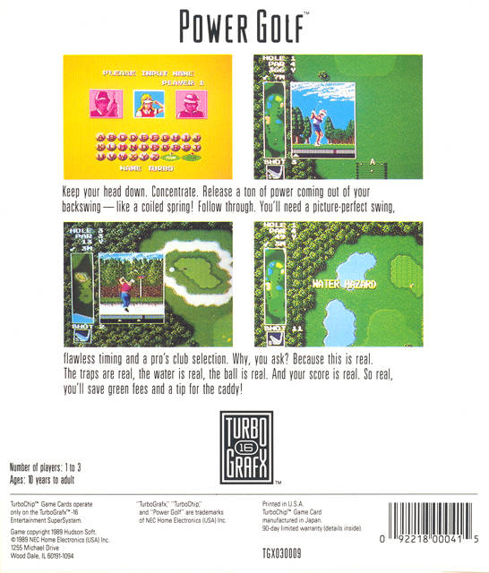 Download Video Game Power Golf Image
