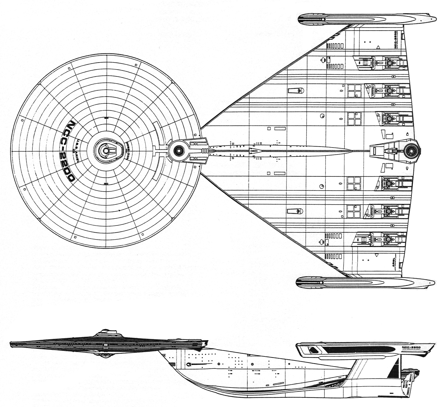 USS Ariel NCC 2200 - Image Abyss