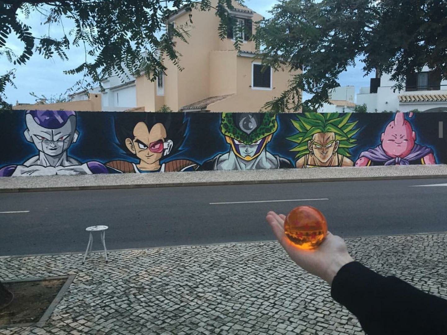 Epic Dragon Ball Z Mural: A Tribute to Iconic Characters