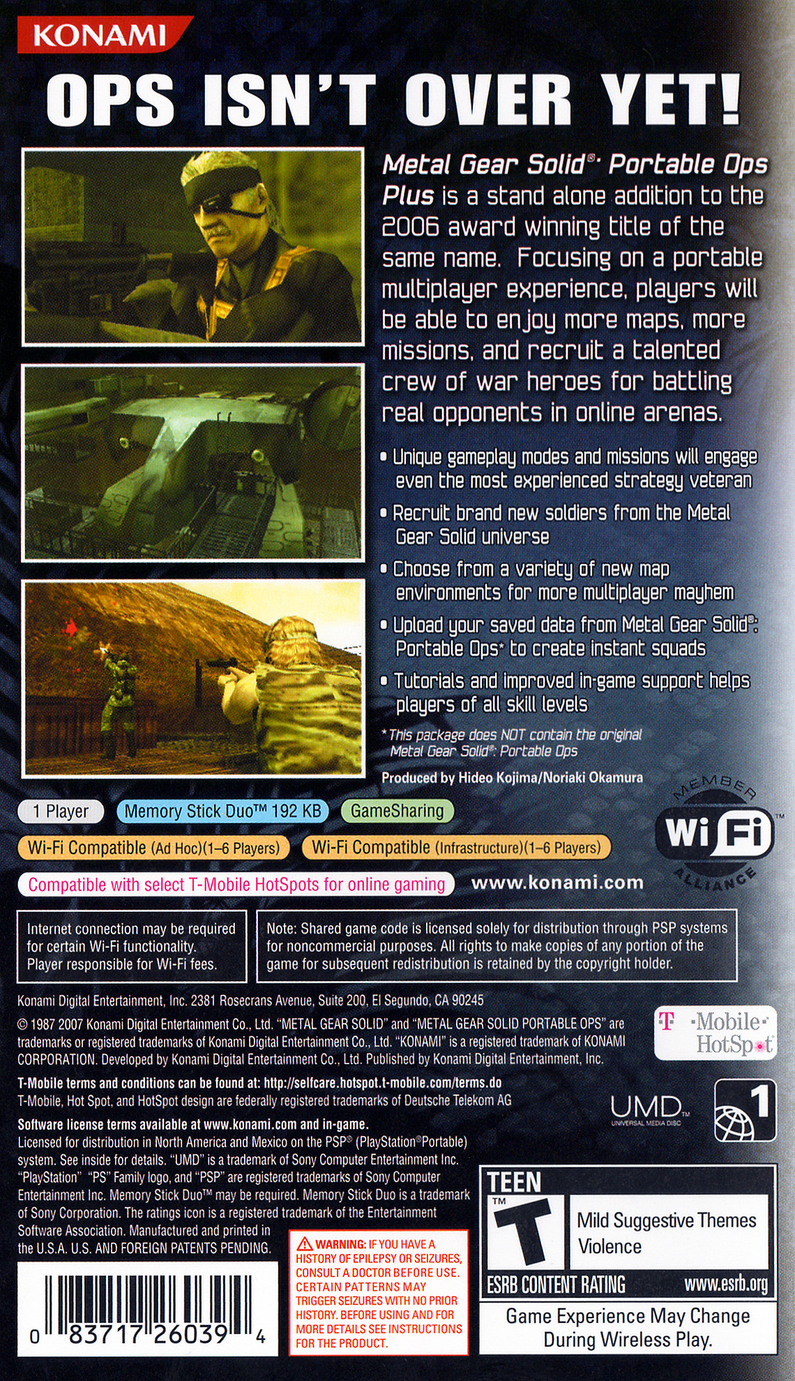 Metal Gear Solid: Portable Ops Plus Picture - Image Abyss