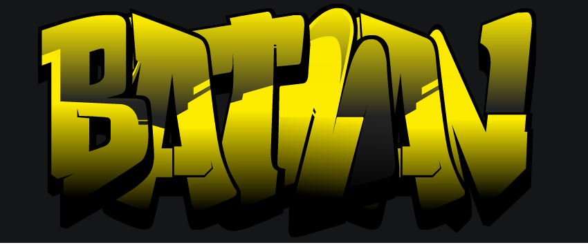 Graffiti Batman by Davenport2329