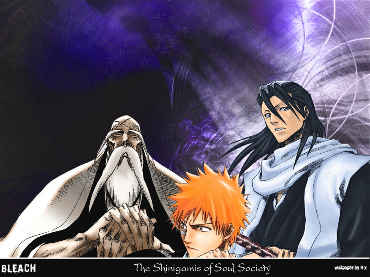 Download Genryūsai Shigekuni Yamamoto Byakuya Kuchiki Ichigo Kurosaki ...
