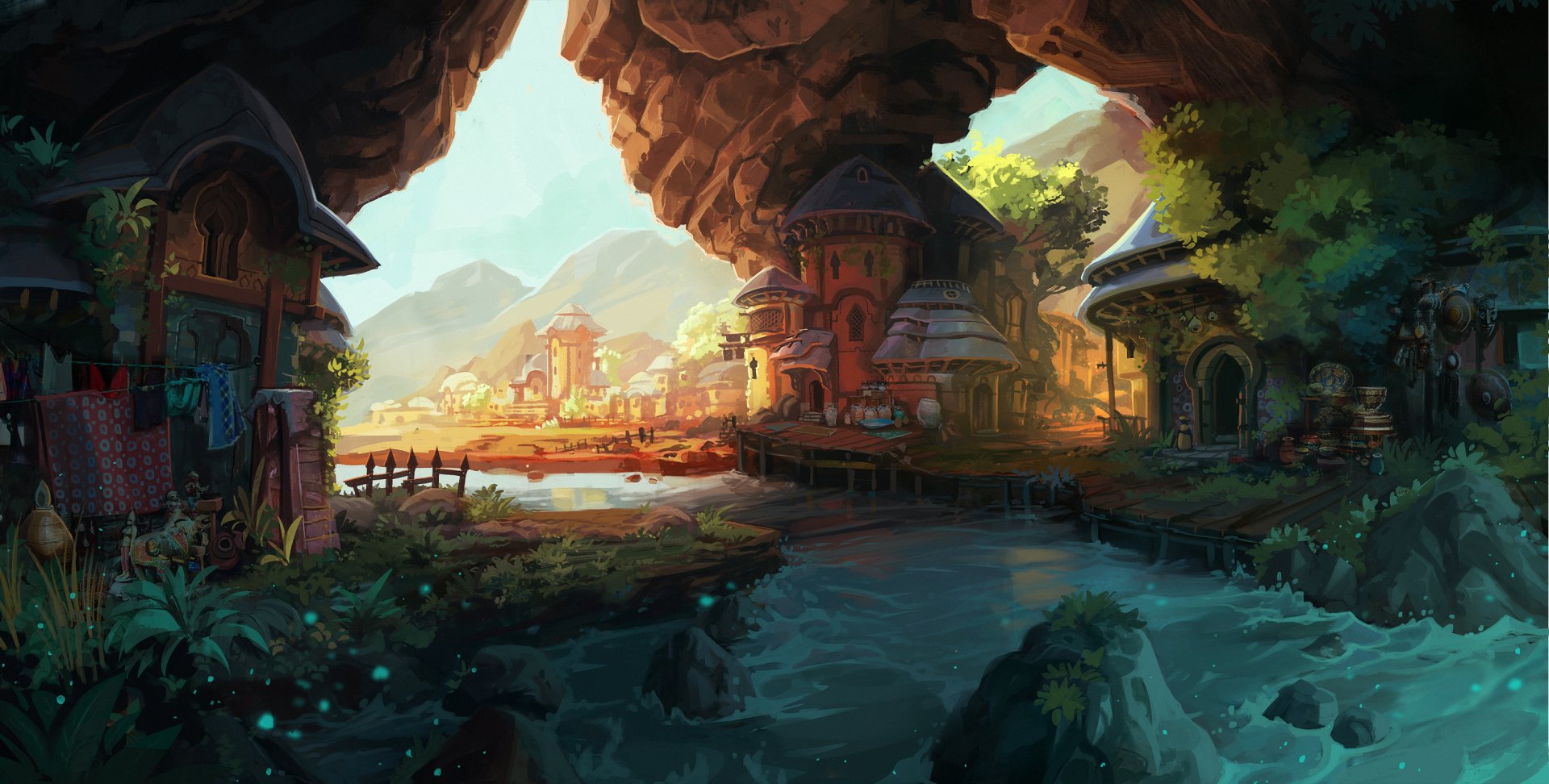 Fantasy Village - Desktop Wallpapers, Phone Wallpaper, PFP, Gifs, and More!