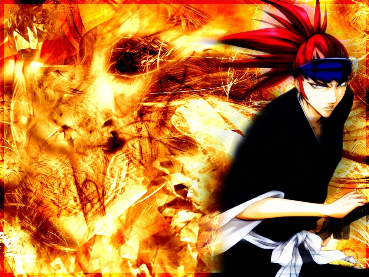 Download Renji Abarai Anime Bleach Image