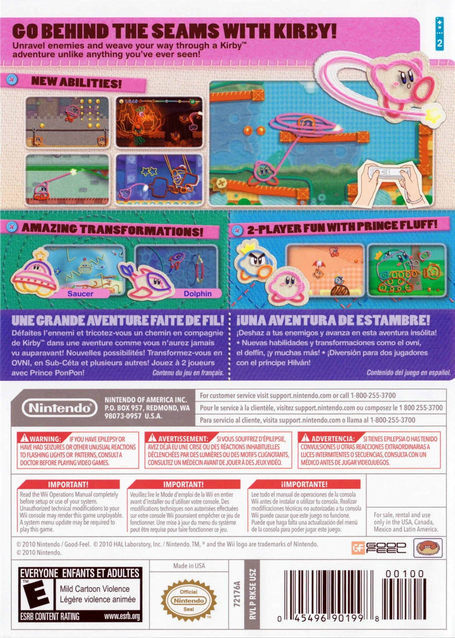 Kirby's Epic Yarn - Desktop Wallpapers, Phone Wallpaper, PFP, Gifs, and ...