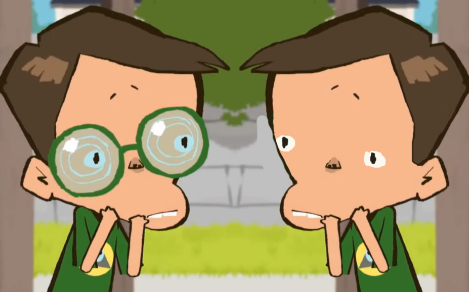 Arthur with his glassses and Arthur without his glasses - Image Abyss