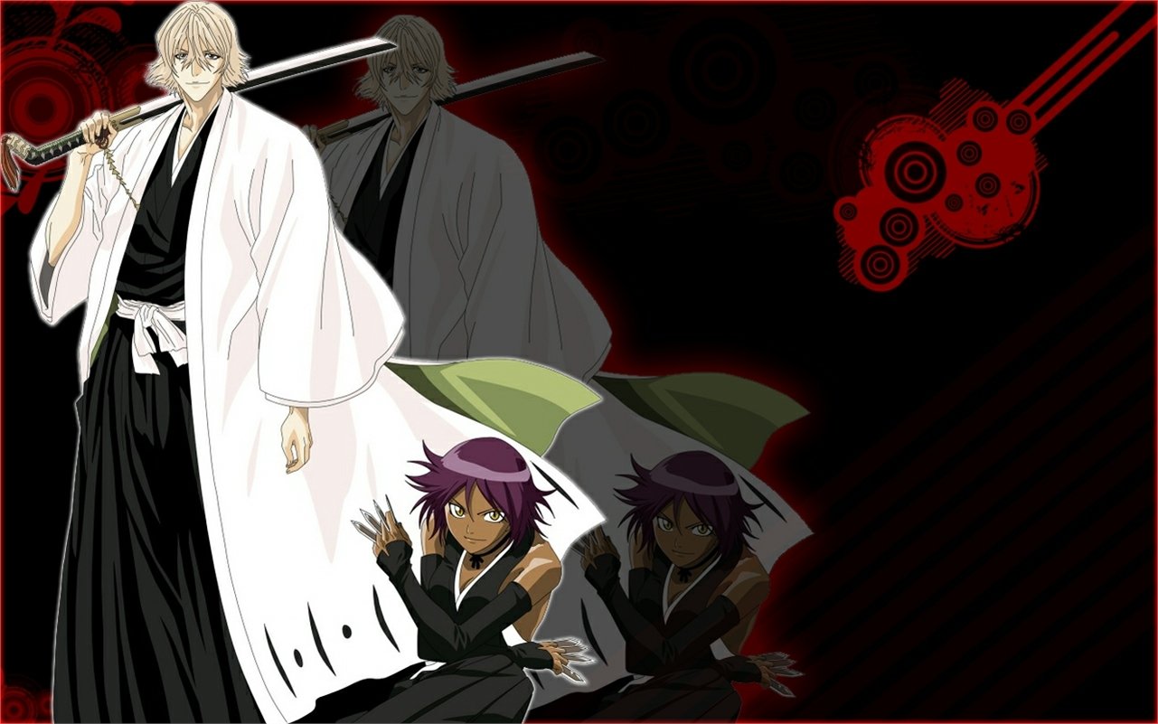Download Yoruichi Shihôin Kisuke Urahara Anime Bleach Image