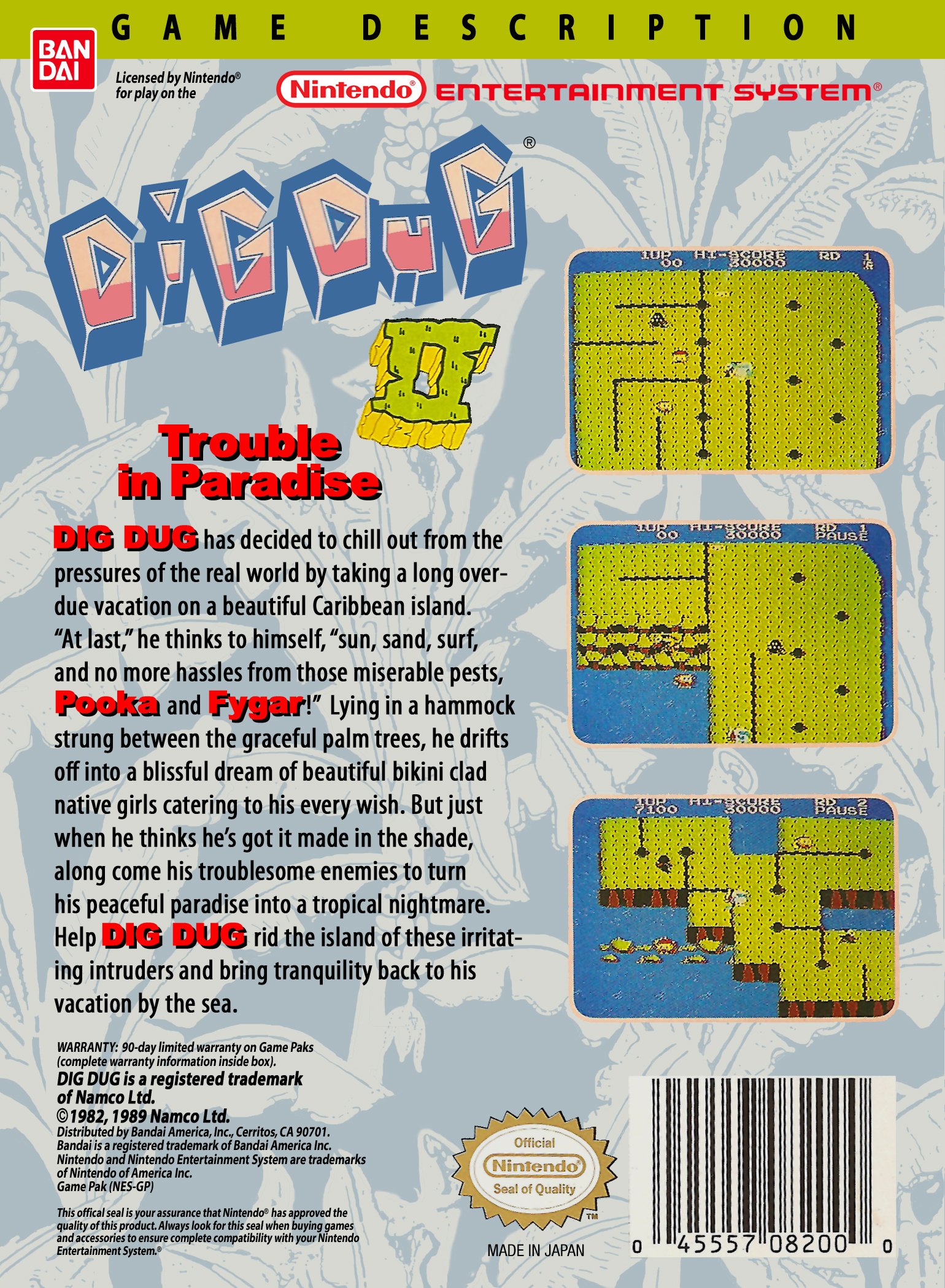 Dig Dug II: Trouble In Paradise - Desktop Wallpapers, Phone Wallpaper ...