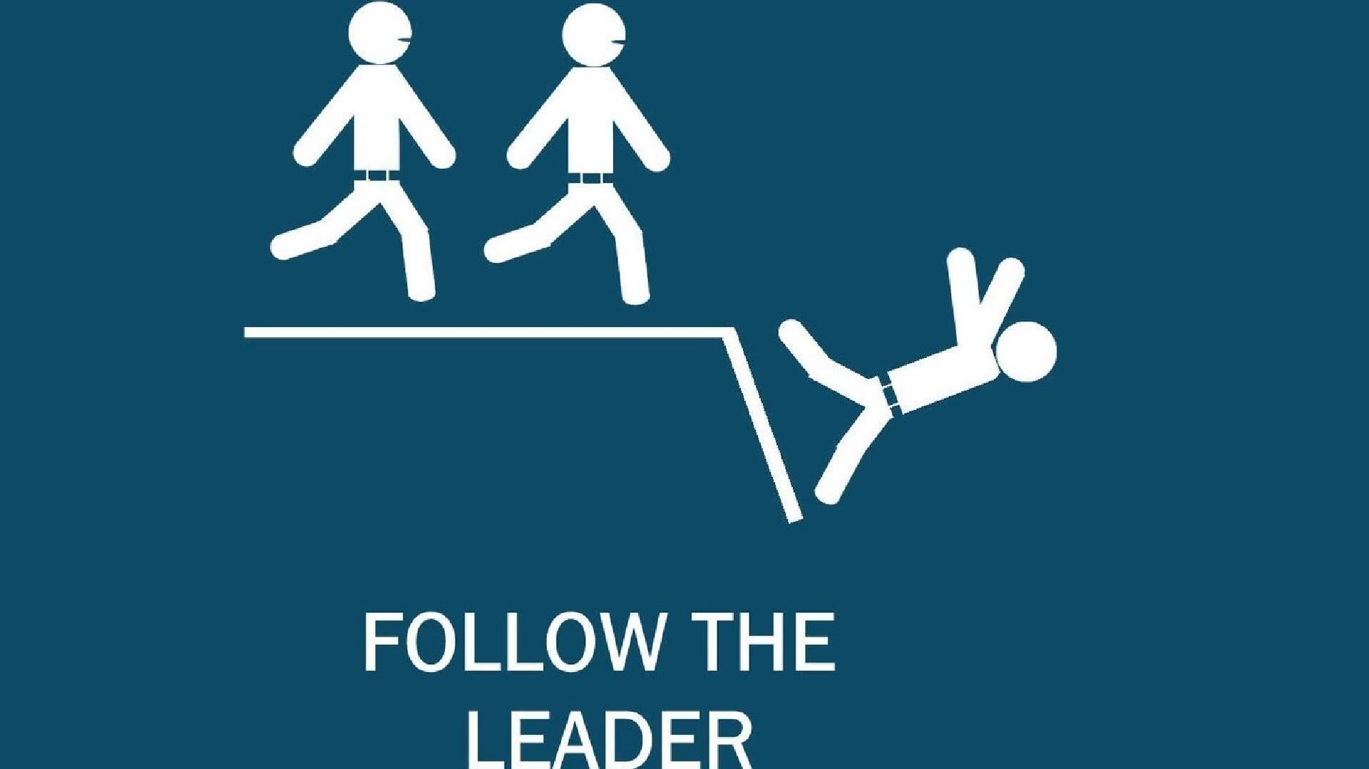 Follow the Leader: A Comedic Fall!