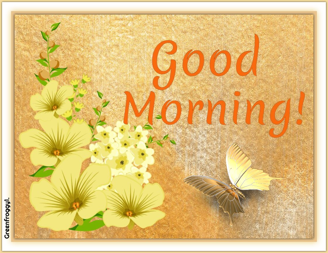 GOOD MORNING by GREENFROGGY1
