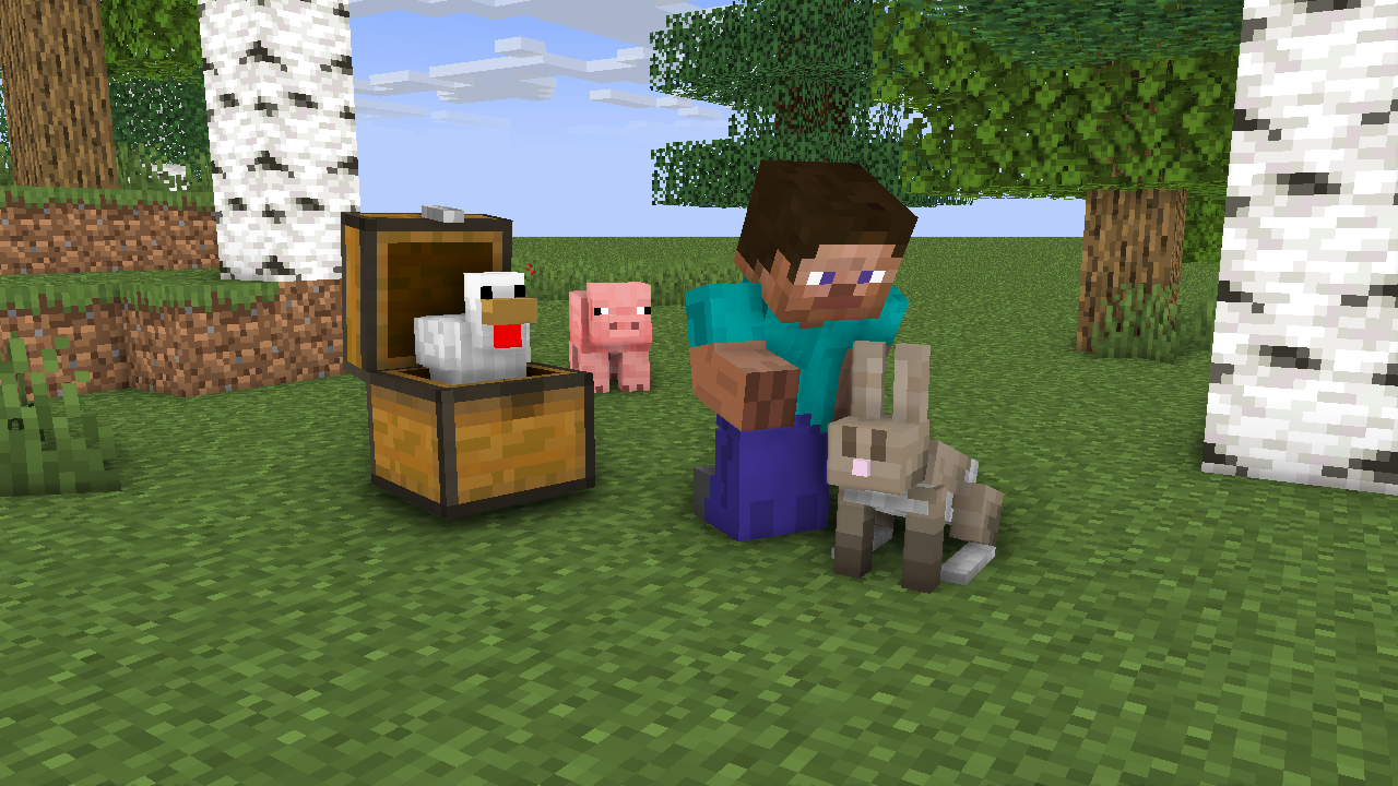 Minecraft Adventures: Taming Pets and Exploring Nature
