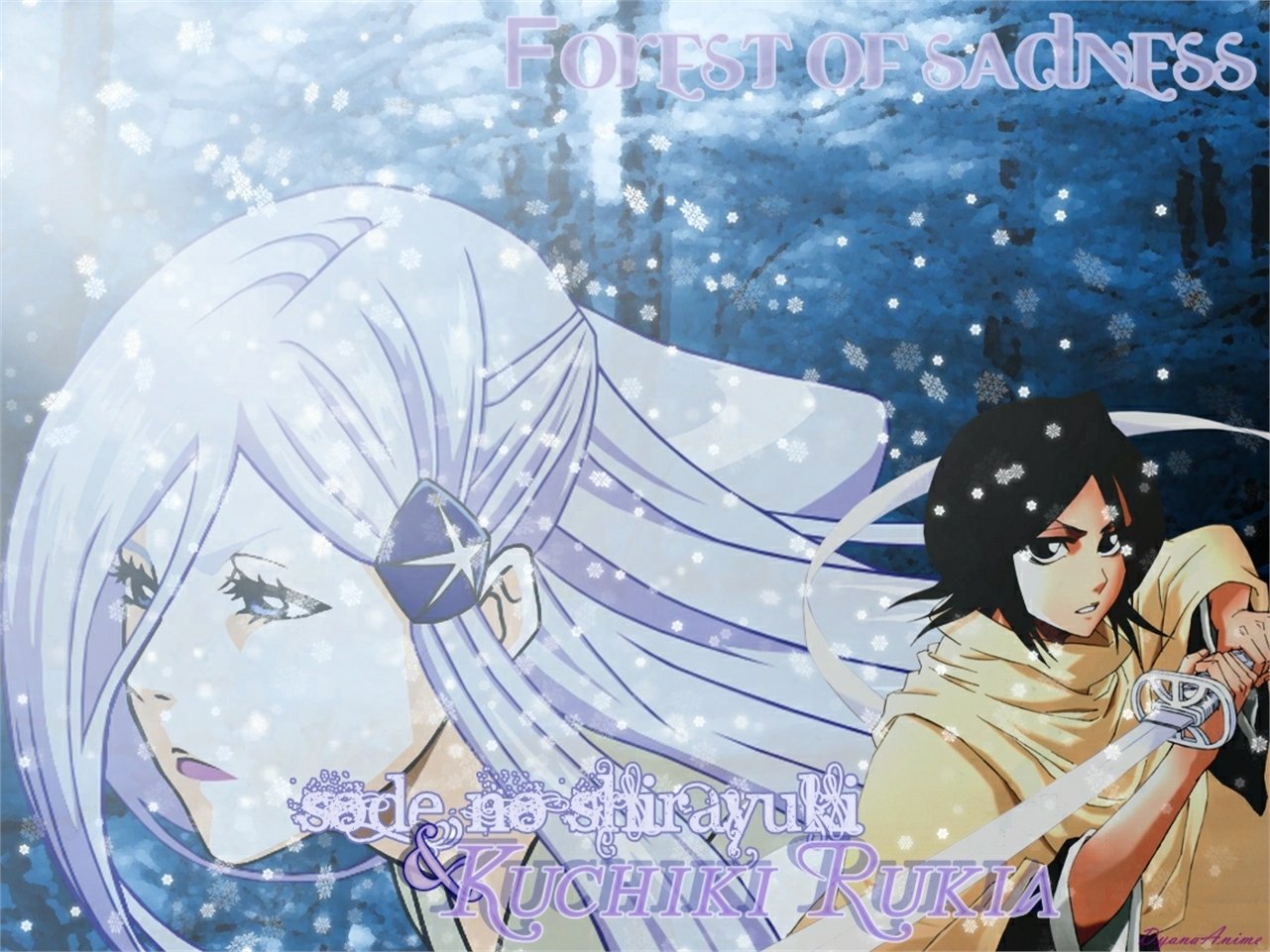 Bleach Legends: Rukia Kuchiki & Sode no Shirayuki in Anime Frost