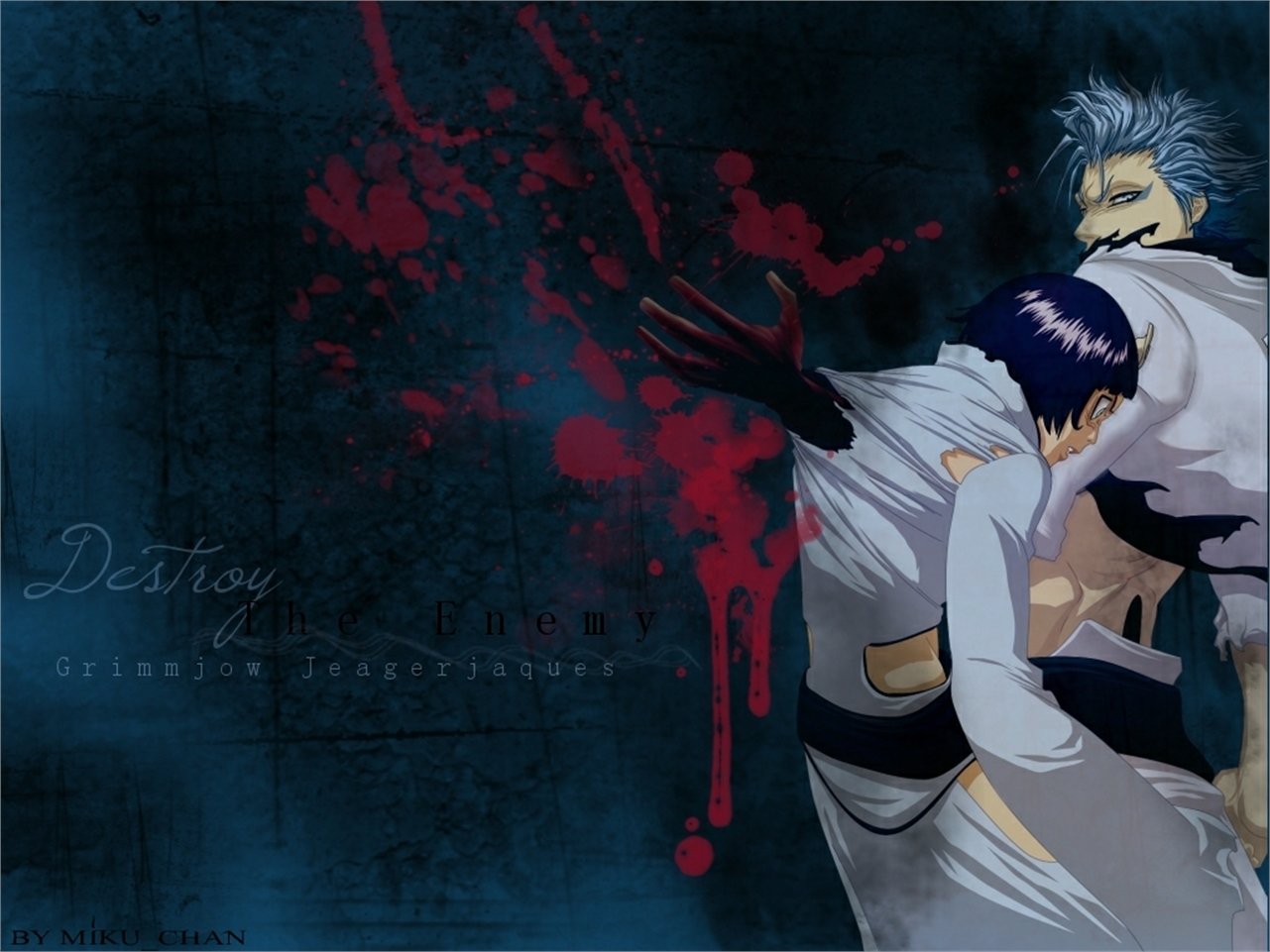 Download Emilou Apacci Grimmjow Jaegerjaquez Anime Bleach Image