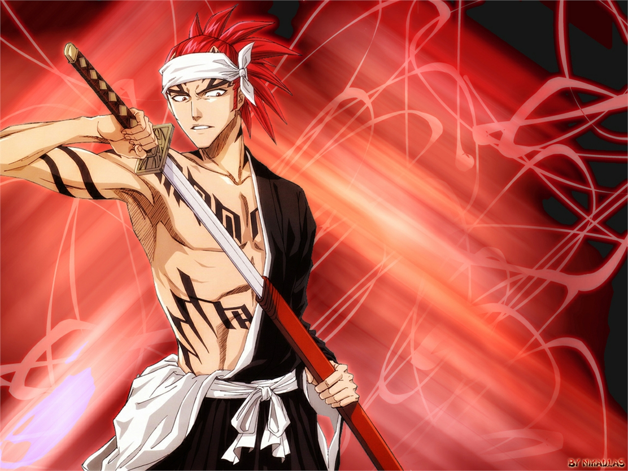 Download Renji Abarai Anime Bleach Image