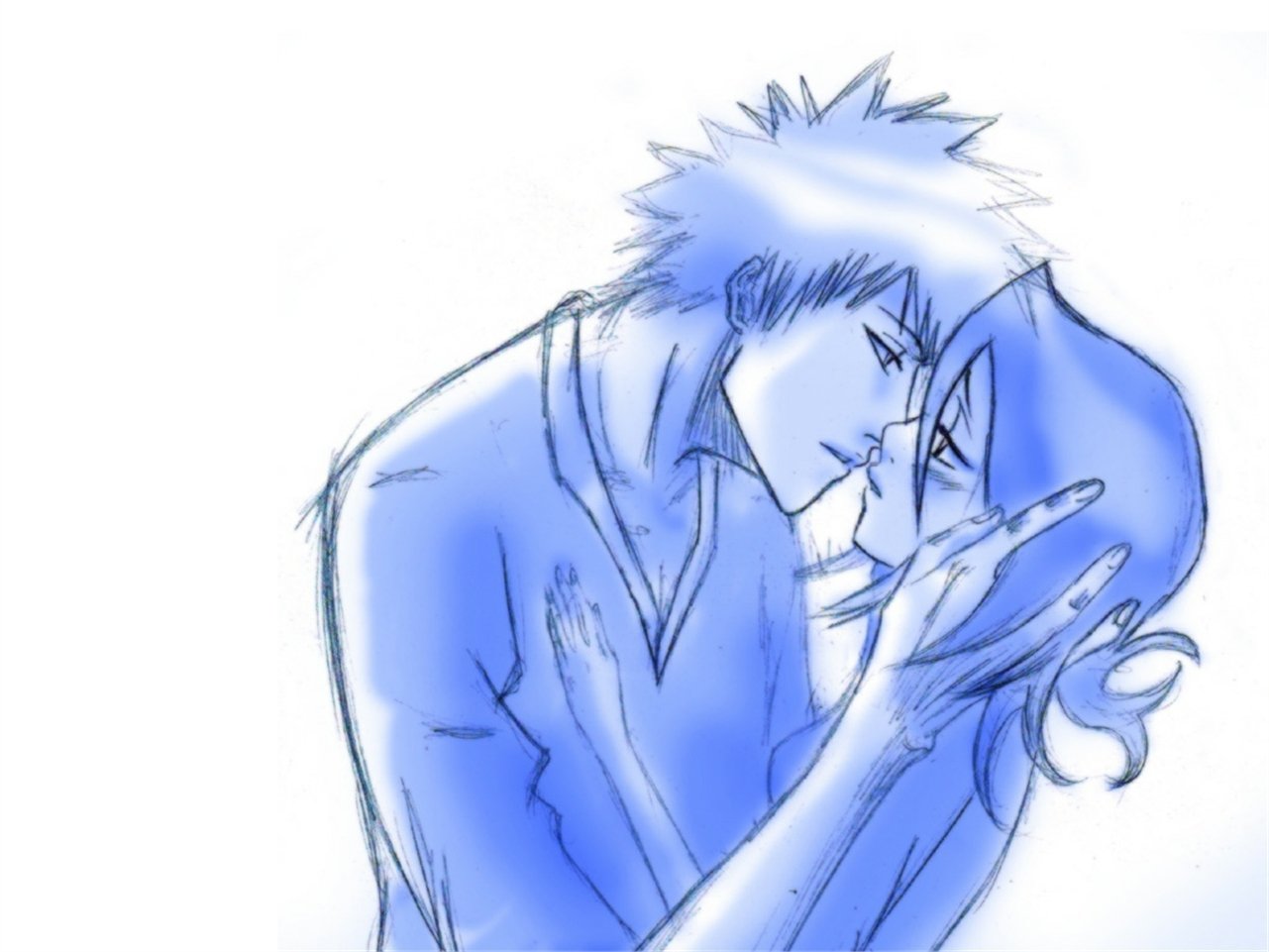 Bleach: Ichigo & Rukia — Azure Embrace